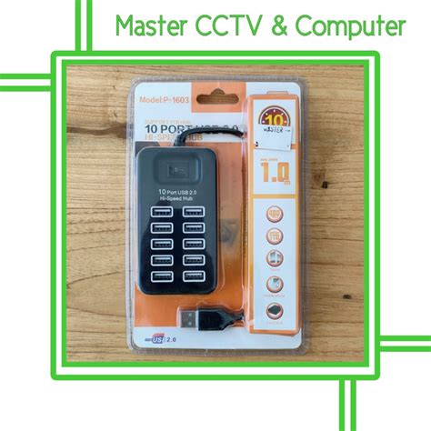 Jual Usb Hub 10 Port 2 0 Panjang 1meter Shopee Indonesia