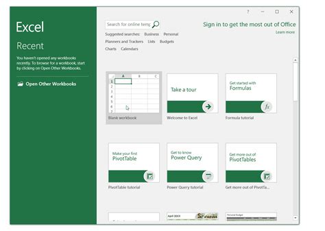 Blank Workbook In Excel