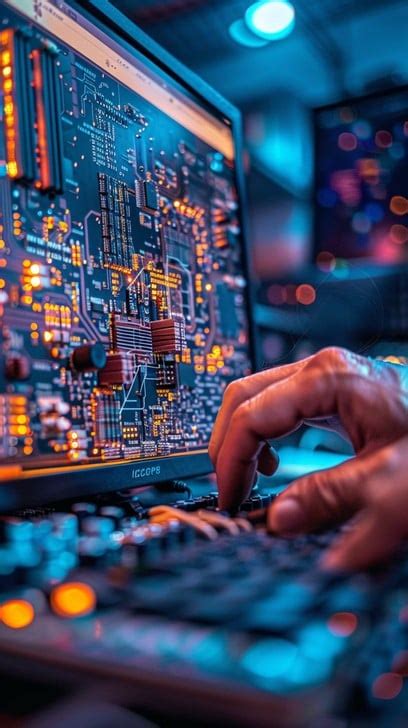 Free Circuit Board Programming Image Download At Stockcake