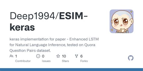 github deep1994 esim keras keras implementation for paper enhanced