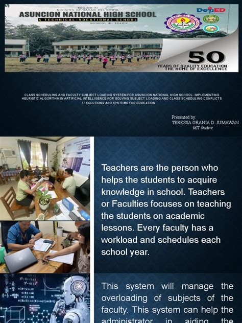 Class Scheduling And Faculty Subject Loading System Pdf