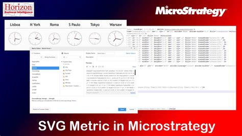 Svg Metrics In Microstrategy Youtube