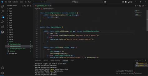 Java Exceptionhandling Customexceptions Objectorientedprogramming