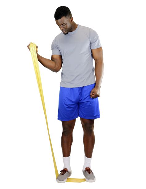 Resistance Band Bicep Curls