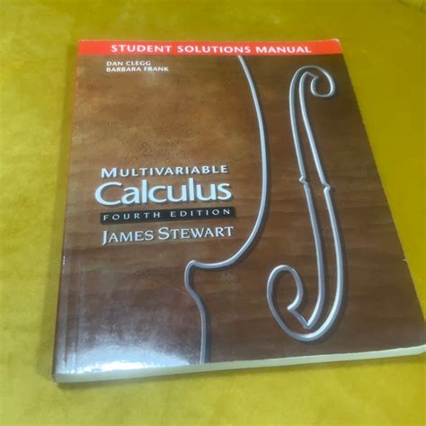 Multivariable Calculus By James Stewart