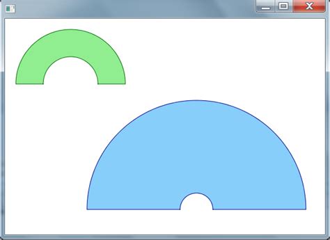 Draw A Semi Ring Javafx Stack Overflow