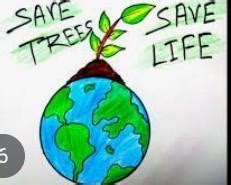 Tree Simple Sketch Of Earth