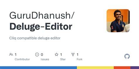 GitHub GuruDhanush Deluge Editor Cliq Compatible Deluge Editor
