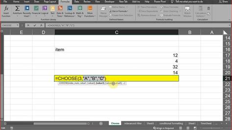 Excel Chooseandvlookup نماشا
