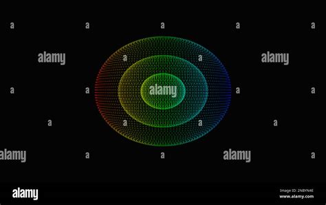Abstract Sphere Vibrant Gradient Round Shapes Futuristic Abstract