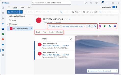 microsoft new outlook tutorial fairleigh dickinson university it