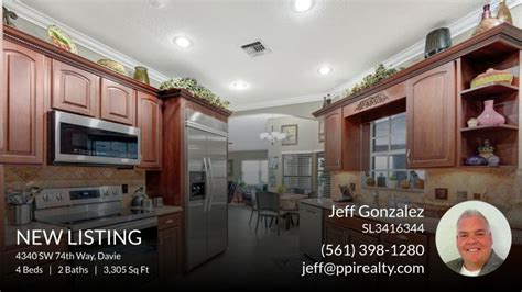 Home For Sale At 4340 Sw 74th Way Davie Fl 33314 Jeff Gonzalez