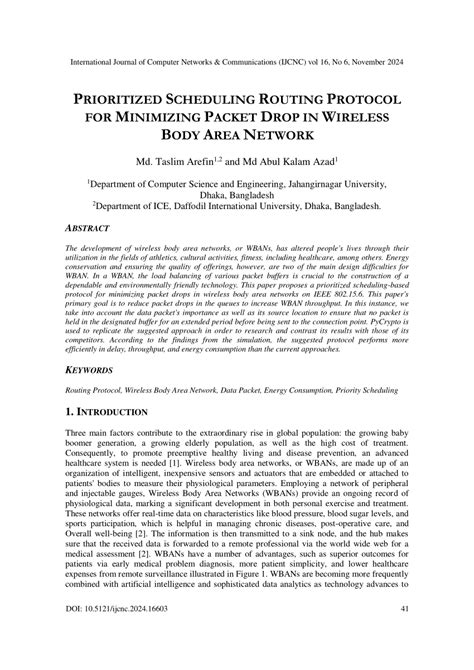 Pdf Prioritized Scheduling Routing Protocol For Minimizing Packet
