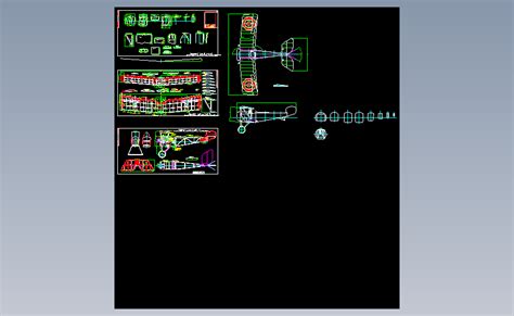 飞机航模nieuport Autocad 模型图纸下载 懒石网