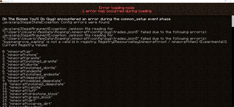 Bug Error During The Commonsetup Event Phase · Issue 926 · Potion