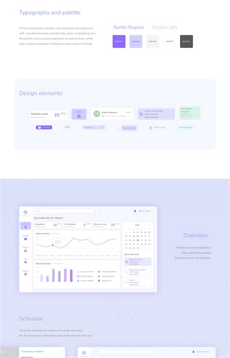 Crm Healthcare System Interface Design Behance
