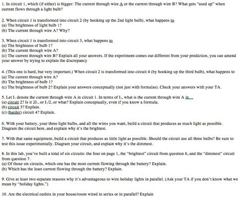 Solved Circuits CIRCUIT 1 CIRCUIT 2 Two Batteries Two Chegg Com