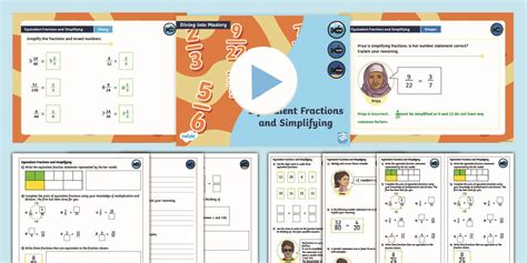 👉 Year 6 Dim Step 1a Equivalent Fractions And Simplifying