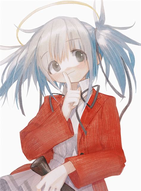 Safebooru 1girl Absurdres Black Eyes Blue Hair Bokusatsu Tenshi