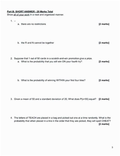 Solved Part B Short Answer 20 Marks Total Show All Of