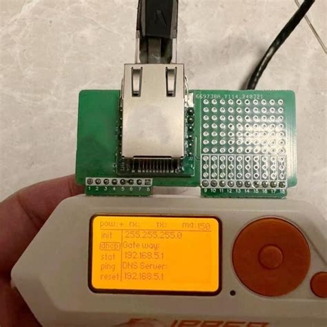 hurrise module ethernet pour flipper zero module réseau ethernet pour
