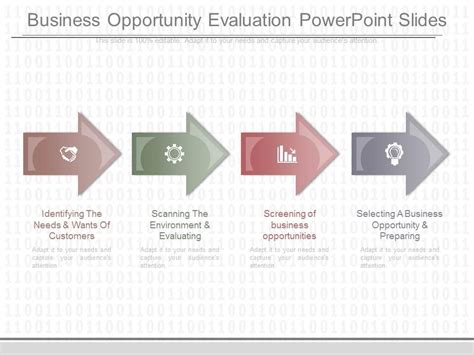 Business Opportunity Evaluation Powerpoint Slides PowerPoint Templates Designs PPT Slide