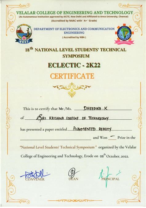 Dheepika Kumaravelan On Linkedin Technicalsymposium