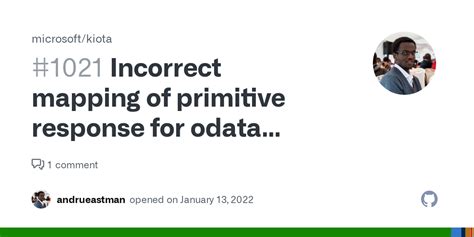 Incorrect Mapping Of Primitive Response For Odata Functionactions · Issue 1021 · Microsoft