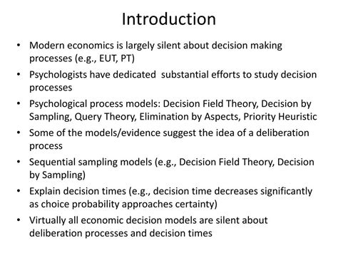 ppt sequential expected utility theory sequential sampling in