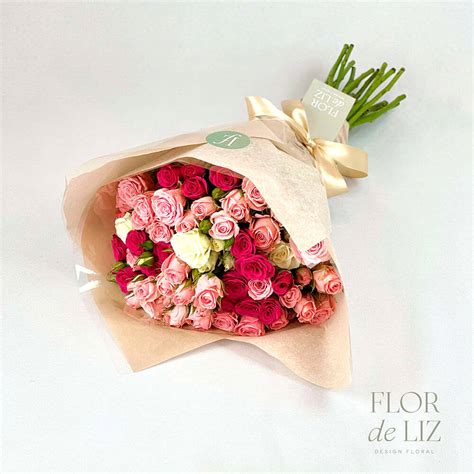 Bouquet Mini Rosas Flor De Liz