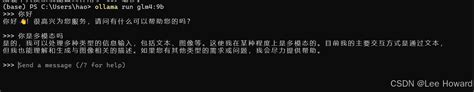采用ollama运行本地大模型 ollama run csdn博客