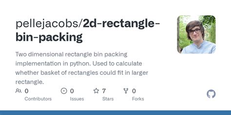 GitHub Pellejacobs D Rectangle Bin Packing Two Dimensional Rectangle Bin Packing