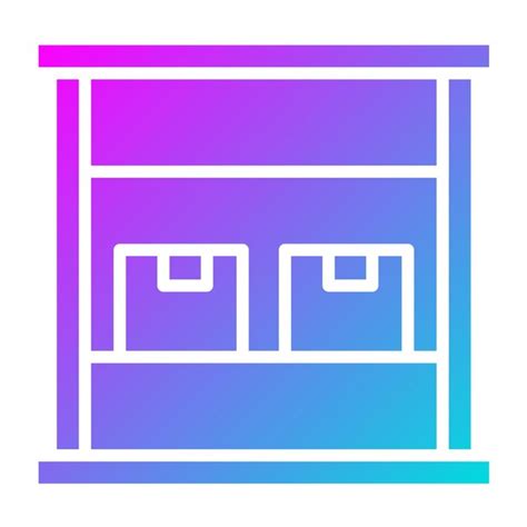 premium vector shelf vector icon design illustration