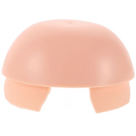 Ounona Doll Toy Making Fake Scalp Material Doll Toy Diy Accessory Realistic Artificial Scalp