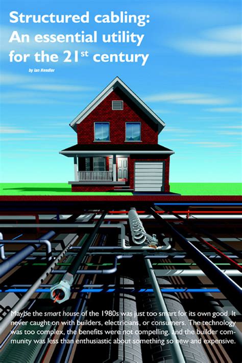 Structured Cabling An Essential Utility For The 21st Century Copywriting Services Marketing