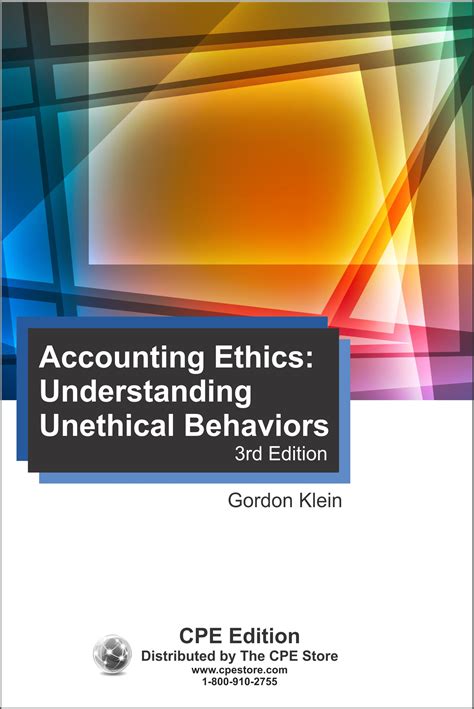Behavioral Ethics The Cpe Store Inc