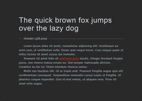 20 Examples Of Beautiful Css Typography Design Wdexplorer