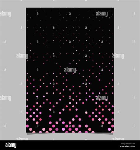 Circle Pattern Flyer Design Vector Document Background With Dots Stock Vector Image And Art Alamy