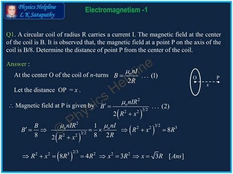 Qa Electromagnetism 1 Magnetic Field And Lorentz Force Ppt