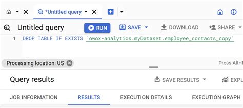 Create And Delete Tables In Bigquery A 2024 Ddl Guide