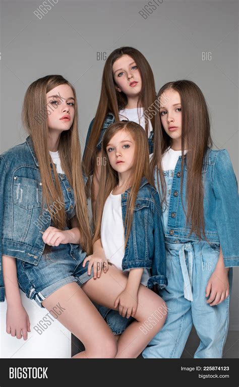 Group Girls Sitting Image And Photo Free Trial Bigstock