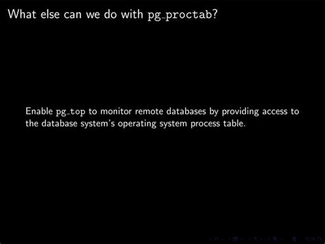 Pgproctab Accessing System Stats In Postgresql Pdf