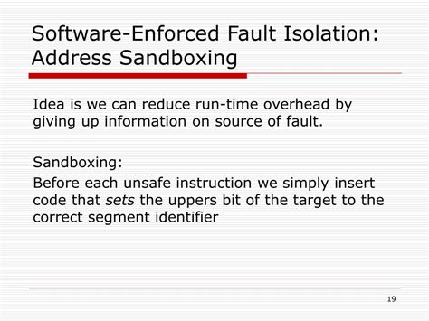 Ppt Efficient Software Based Fault Isolation Powerpoint