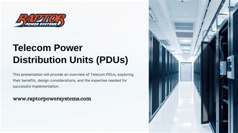 Ppt Custom Power Distribution Units Pdus For Telecom Applications Powerpoint Presentation