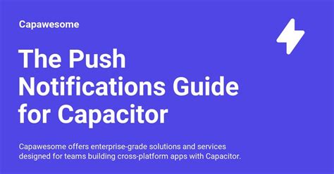 The Firebase Cloud Messaging Guide For Capacitor R Firebase