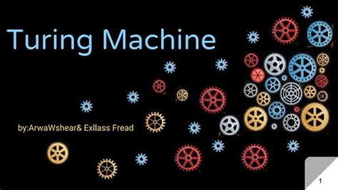 turing machine theory of computation pptx physics science
