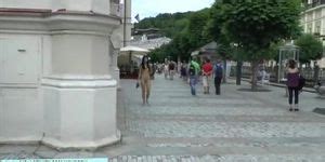 Sweet Shy Nikola Naked On Public Streets Tnaflix