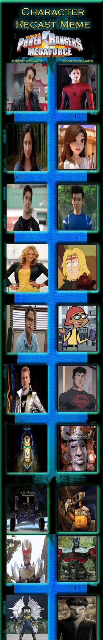 My Power Rangers Megaforce Recast By Disneyfan3000 On Deviantart