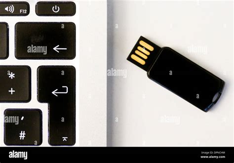 ILLUSTRATION An Illustration Dated 15 January 2014 Shows A USB Stick Next To A Laptop In