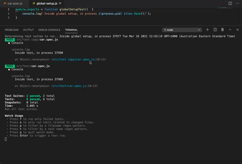 Jest GlobalSetup Not Working Per Process Issue Wallabyjs Public GitHub